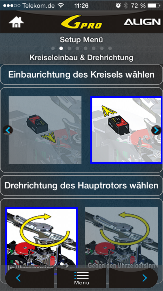 Align Gpro - Modellbau-Apps